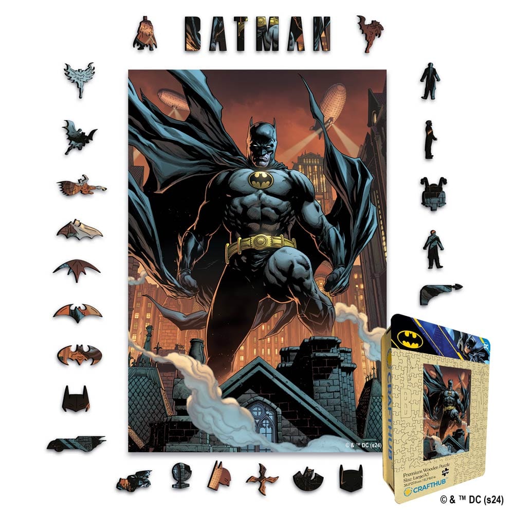 Batman Gothams redningsmann - puslespill av tre – Craft Hub Norway